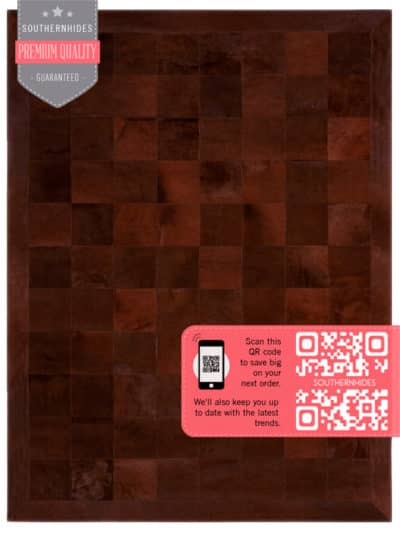 Squares Cowhide Rug - Cowhide Patchwork – Southern Hides
