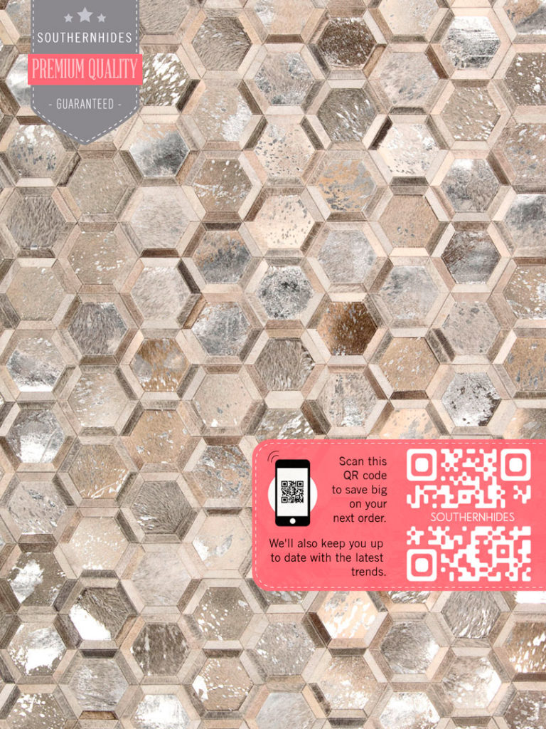 Squares Cowhide Rug - Cowhide Patchwork – Southern Hides