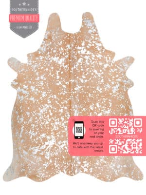 Silver Cowhide Rug - Silver Metallic Hide – Southern Hides