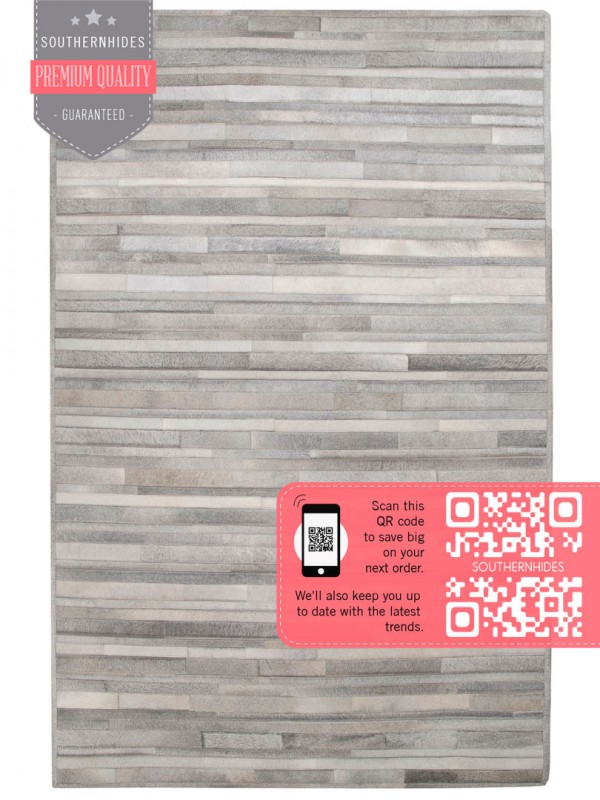 Straight Lines Cowhide Rug - Striped Rug – Southern Hides