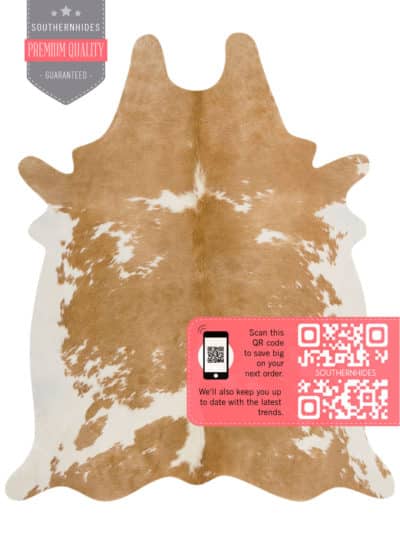 Beige Cowhide Rug - Tan Leather Hide Rug – Southern Hides