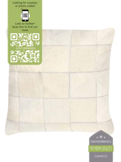 Simple Squares Cowhide Pillow – Southern Hides